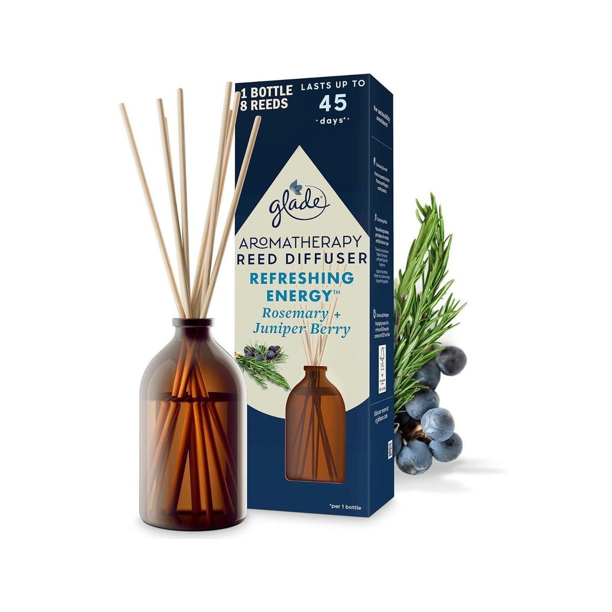 Glade Aromatherapy Reed Diffusers, Essential Oils Diffuser with Refres ...