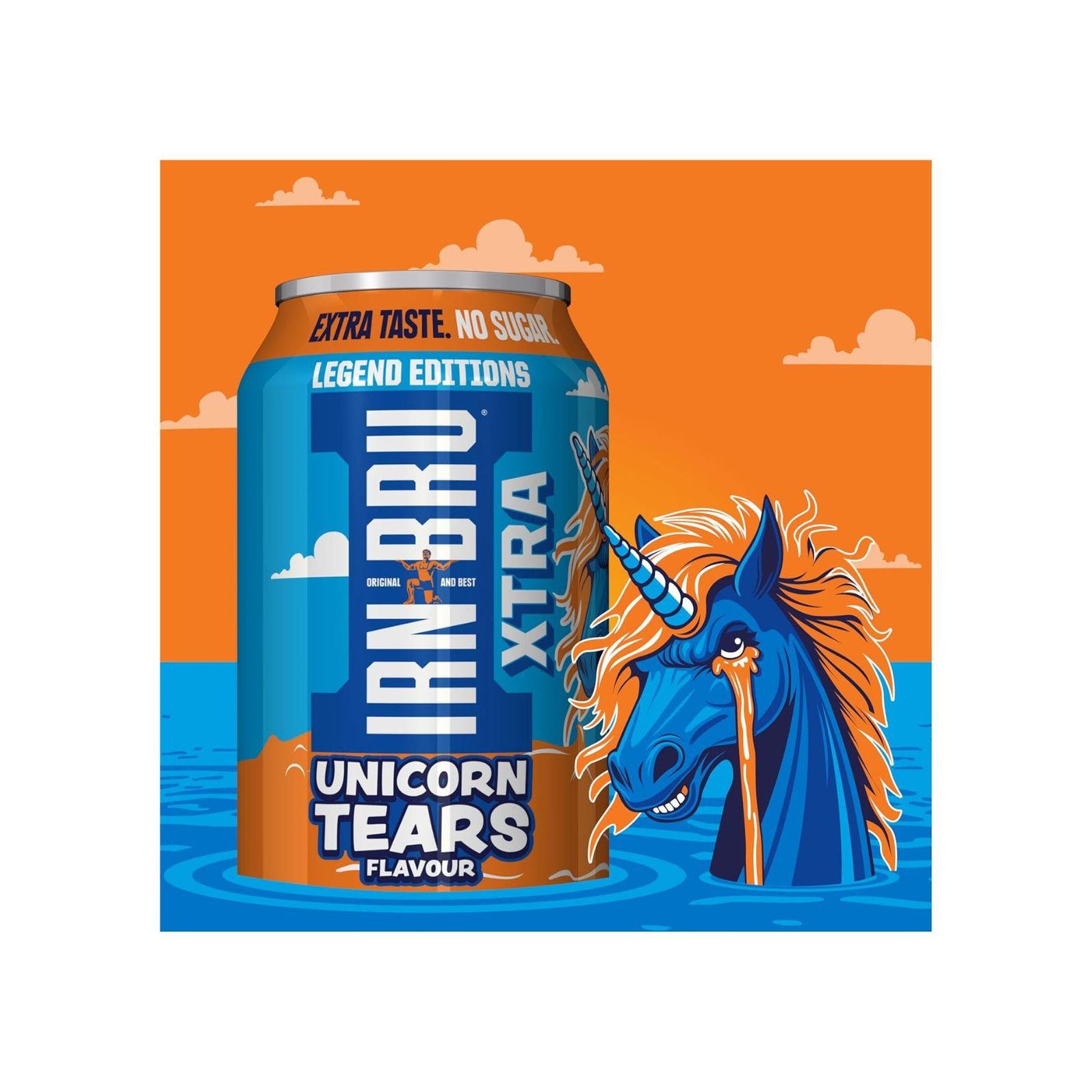Barrs Irn Bru Xtra Unicorn Tears Limited Edition 79p 330ml (Box of 24) — myShop