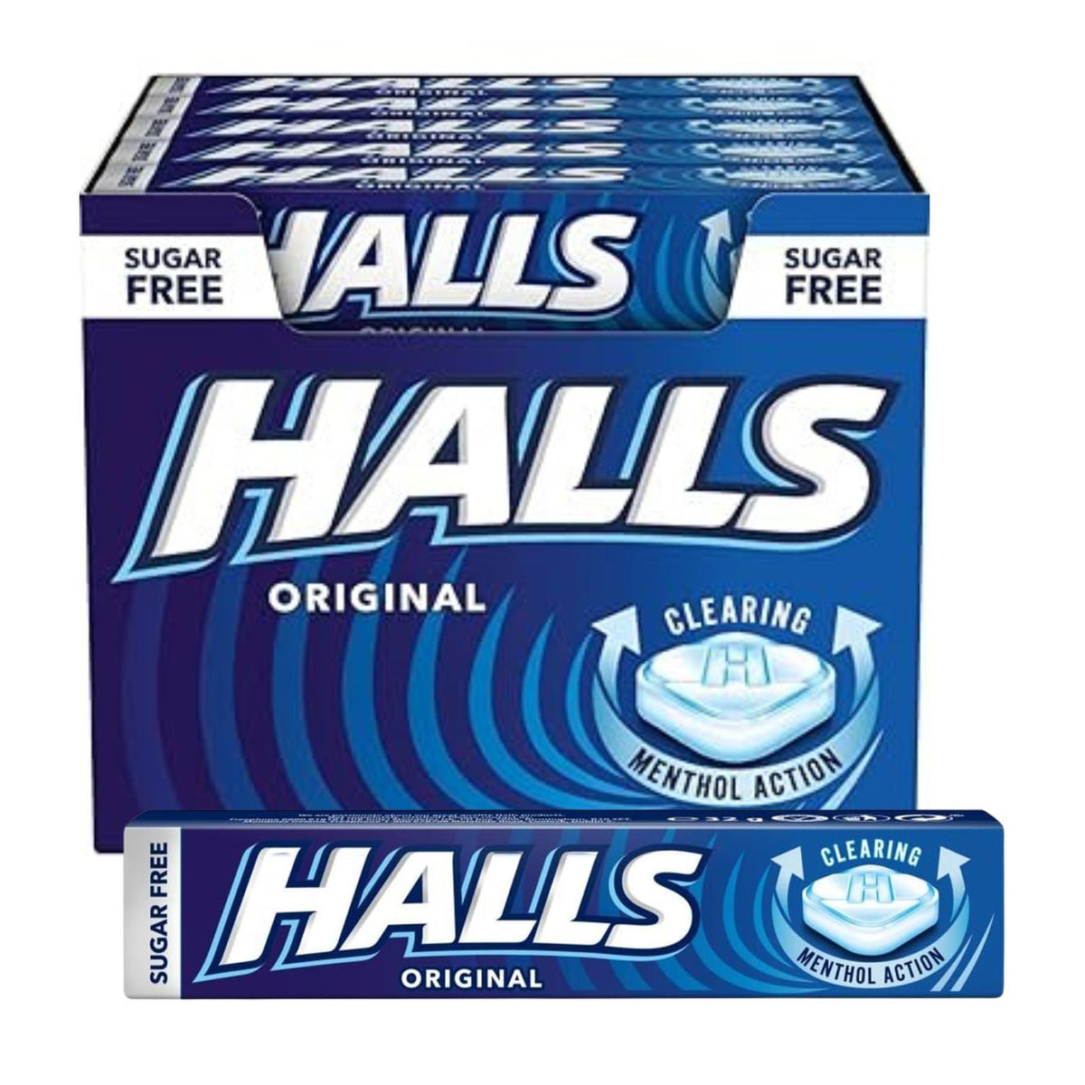 Halls Menthol Original Sugar Free Sweet (Box of 20) — myShop