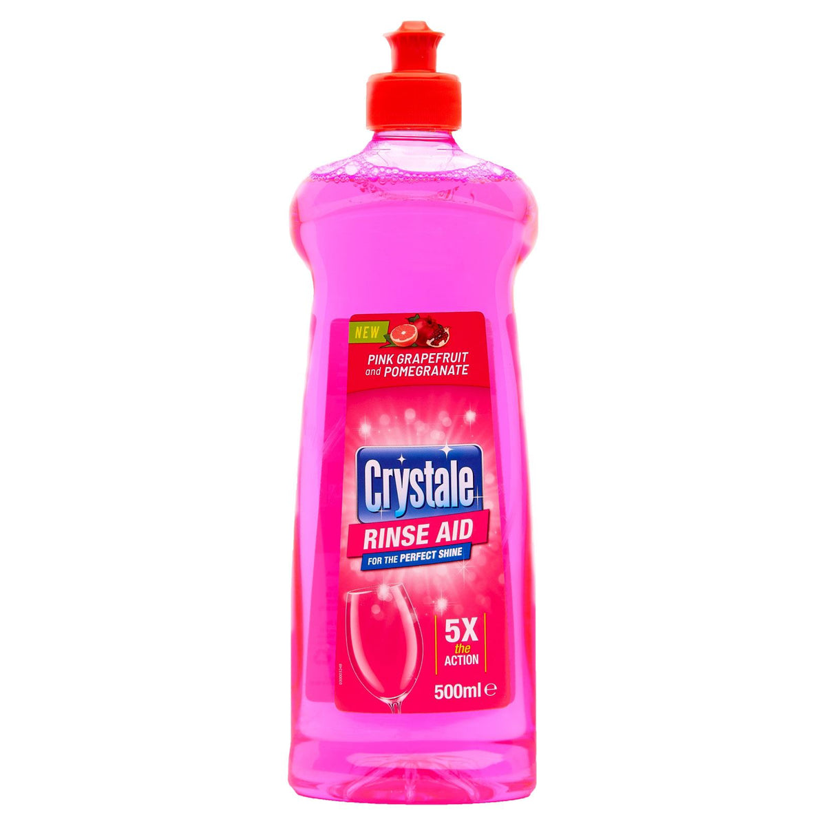 Crystale Dishwasher Rinse Aid Pink Grapefruit 500 ml — myShop