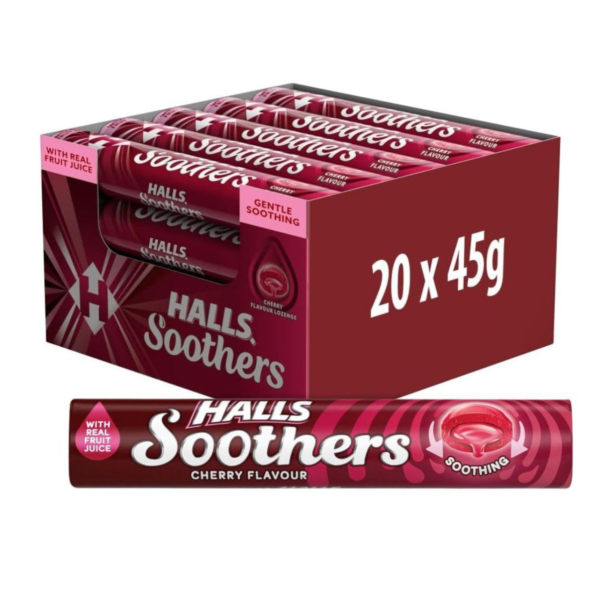Halls Menthol Original Sugar Free Sweet 45g (Box of 20) — myShop
