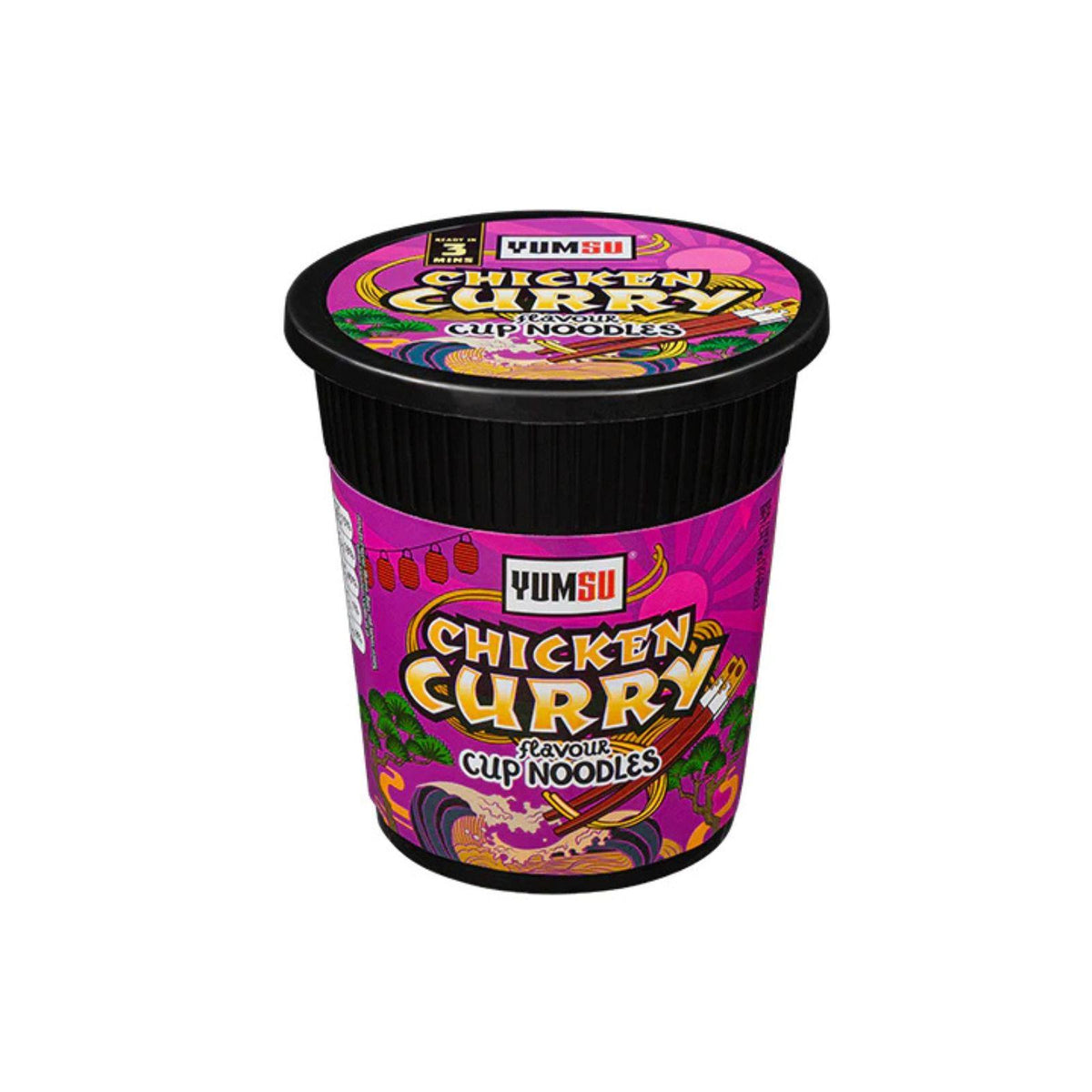 Yumsu Chicken Curry Flavoured Cup Noodles 60g (Box of 24) — myShop