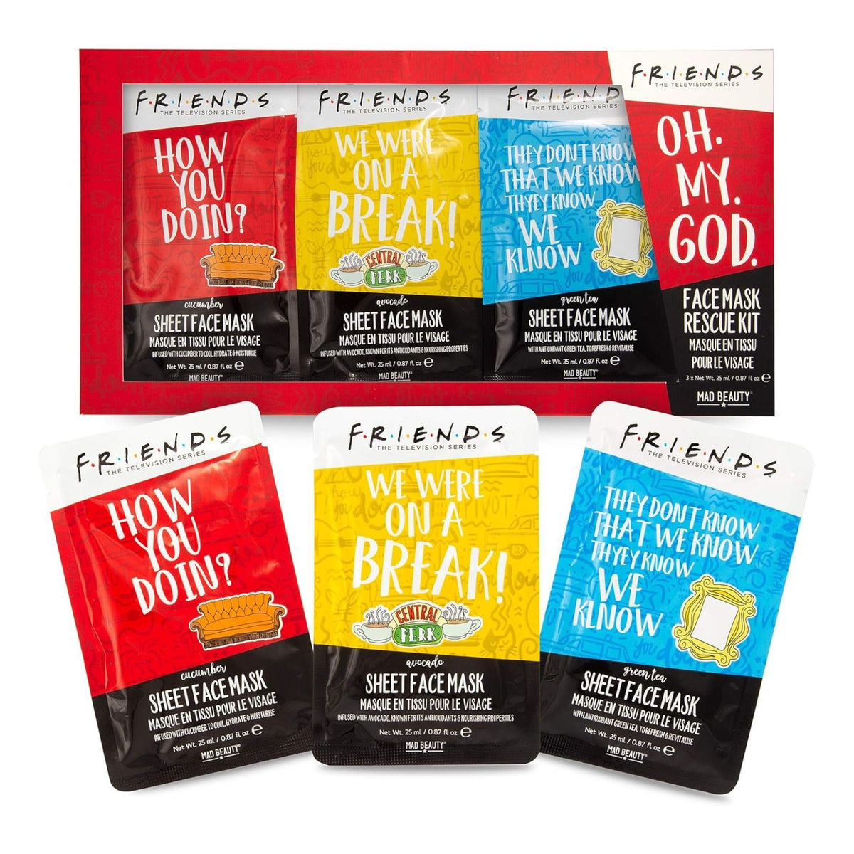 Friends Face Mask Rescue Kit 3pc — myShop