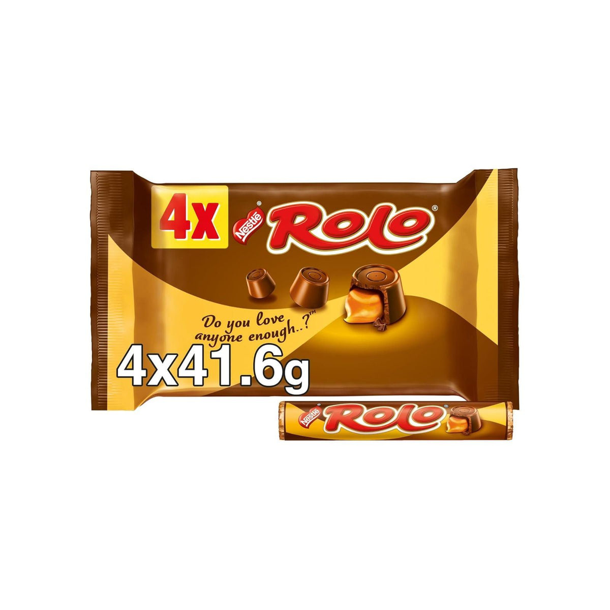 Rolo Milk Chocolate Tube Multipack 4 Pack 166.4g — myShop