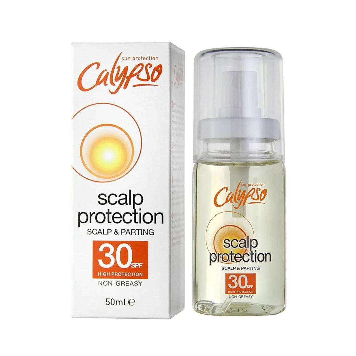 Calypso Hair & Scalp Protection Spray SPF30 Non Greasy High Protection ...