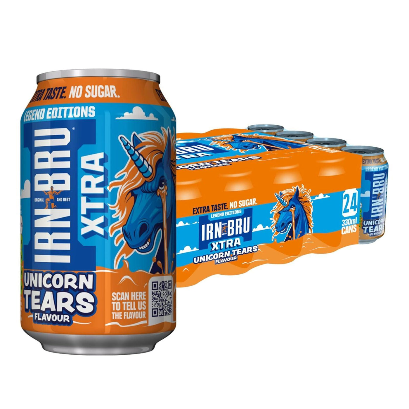 Barrs Irn Bru Xtra Unicorn Tears Limited Edition 79p 330ml (Box of 24) — myShop