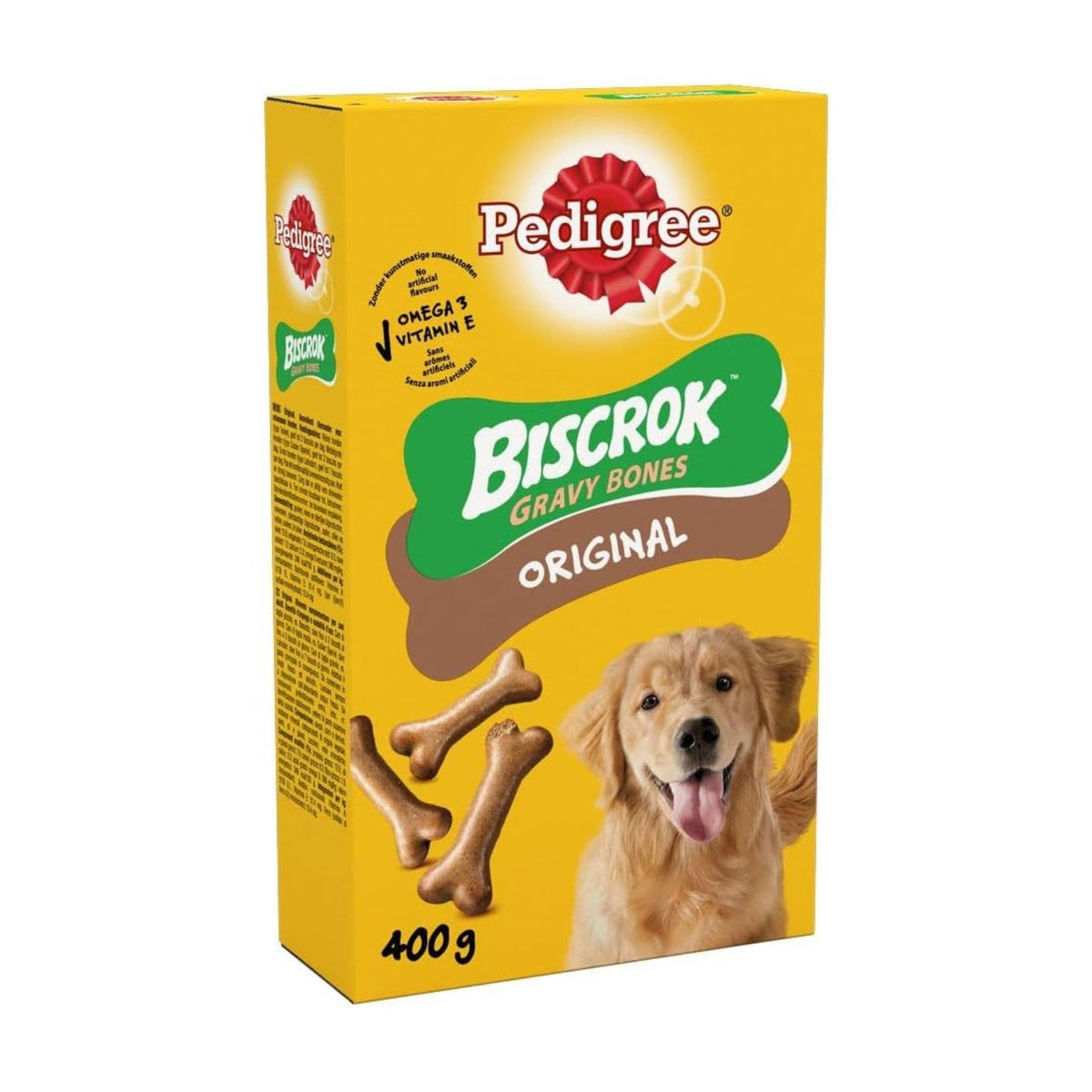 Pedigree Original Biscrok Gravy Bones Dog Treats 400g (Box of 12) — myShop