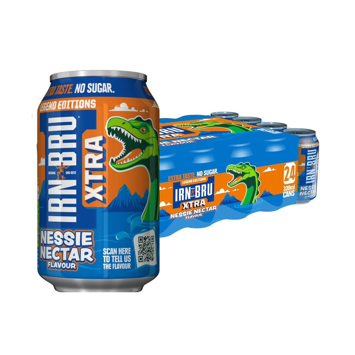 IRN-BRU XTRA Nessie Nectar PM 79P 330ml (Box of 24) — myShop