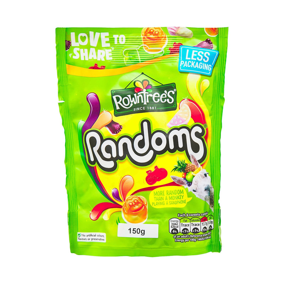 Rowntrees Randoms 150 g (Box of 9) — myShop