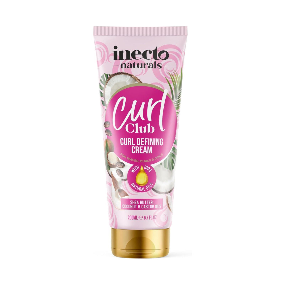 Inecto Naturals Curl Club, Curl Defining Cream 200ml — myShop