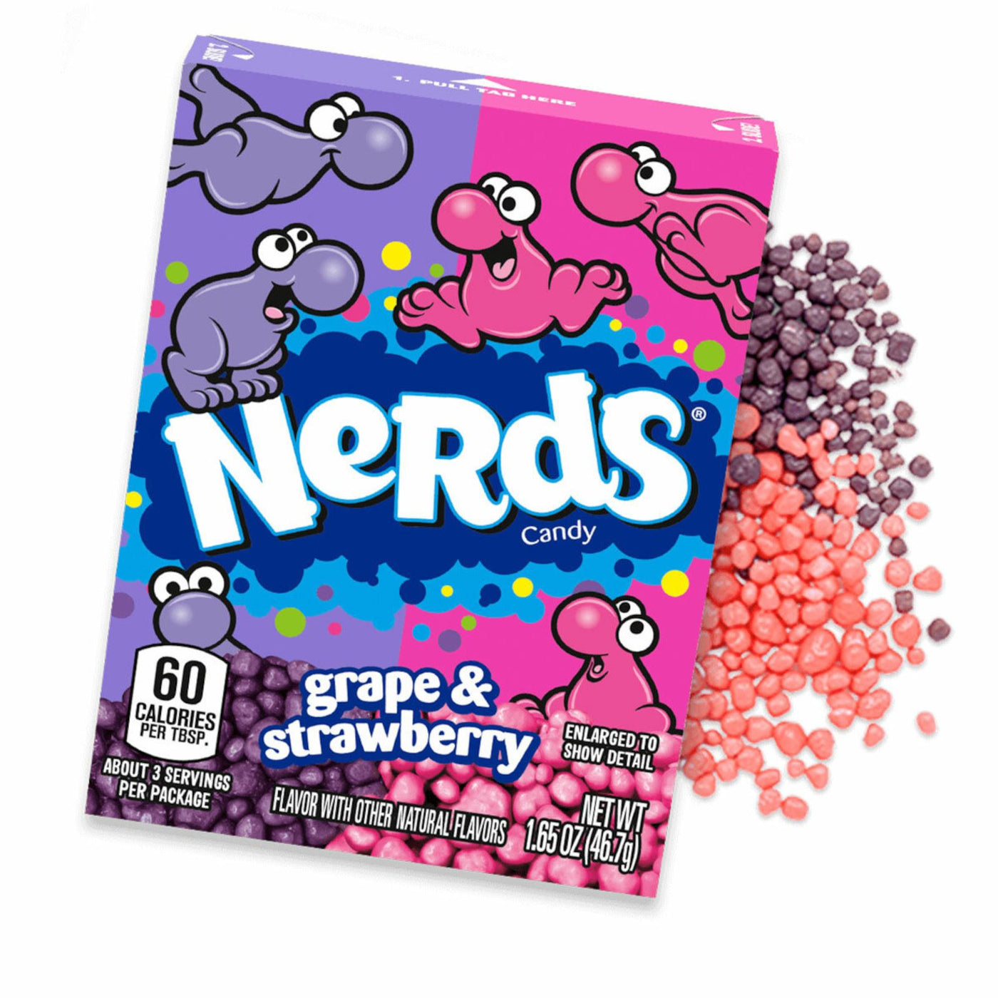 Nerds Grape & Strawberry 46.7 g (Box of 36) — myShop