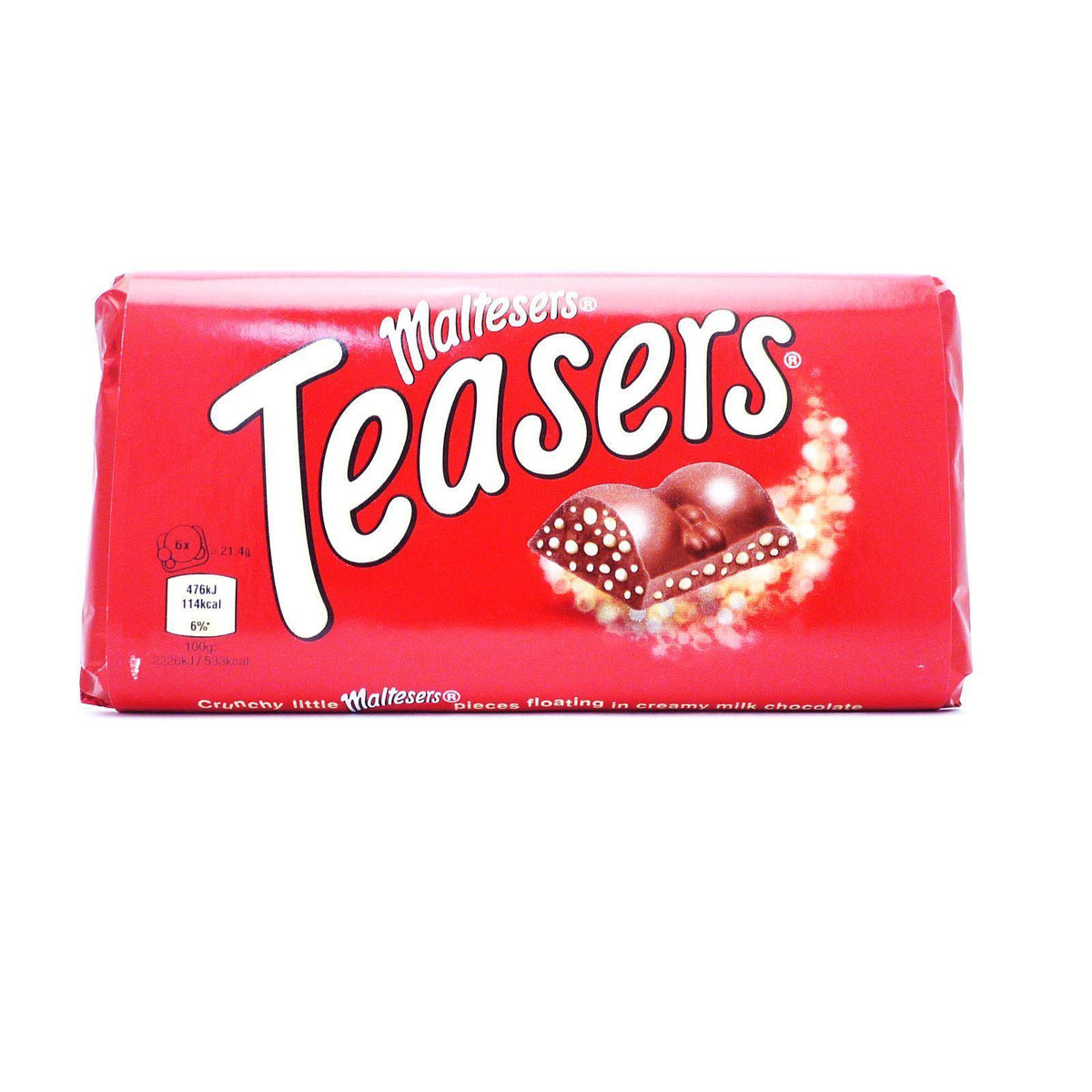 Maltesers Teasers Chocolate Bar 100g (Box of 23) — myShop