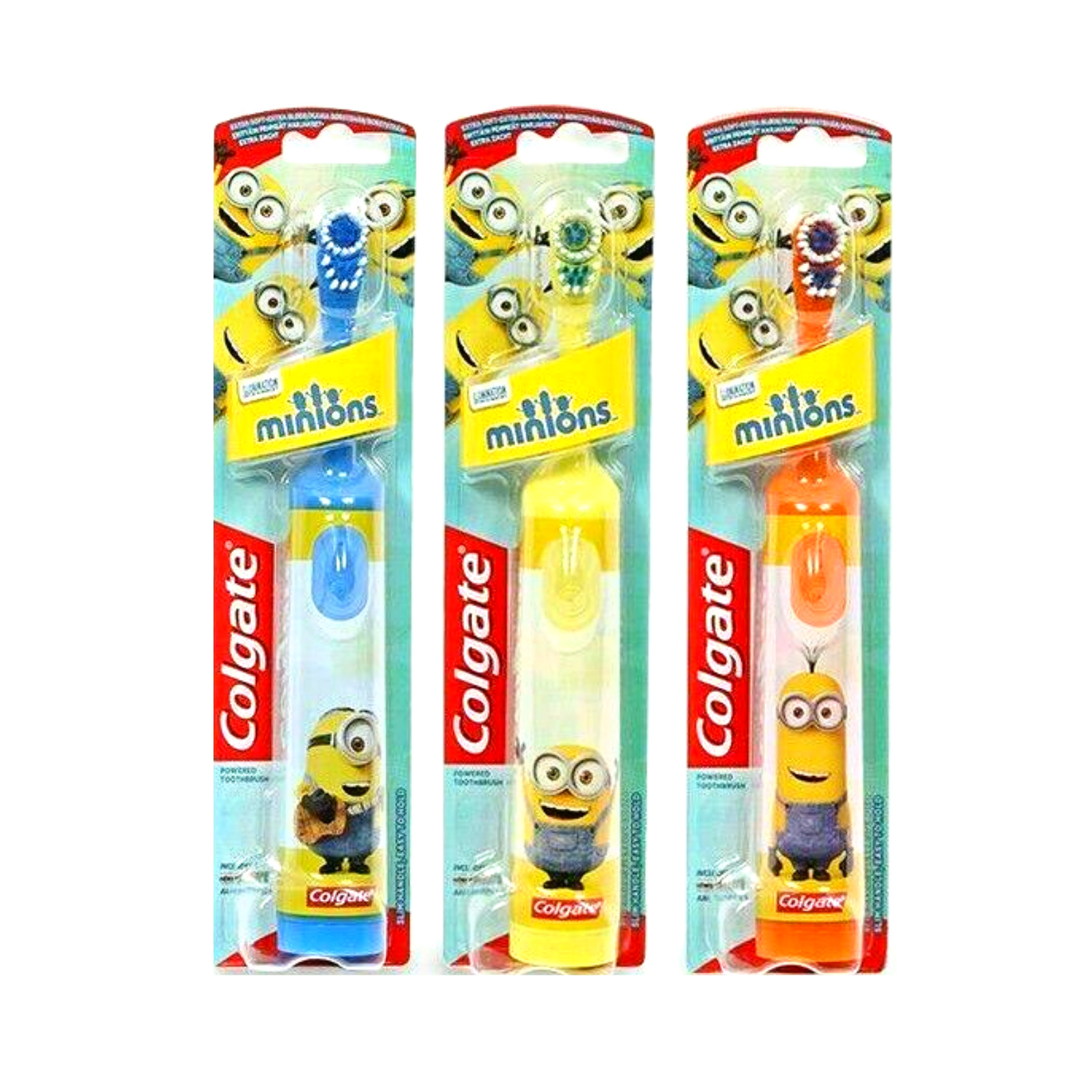 Colgate Minions Kids Battery Toothbrush (Assorted Colours) — myShop