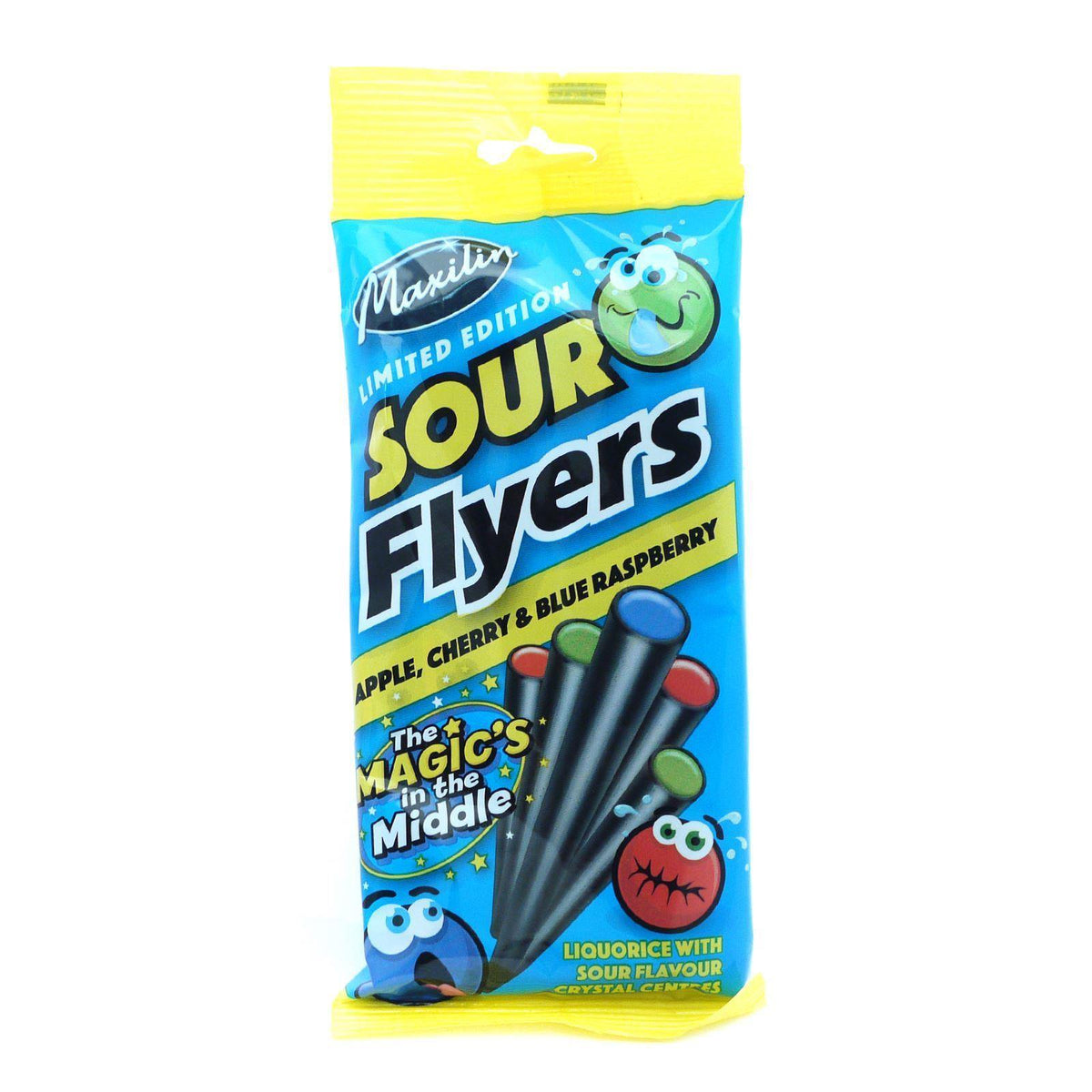 12 X Maxilin Sour Flyers 75G (Box — myShop